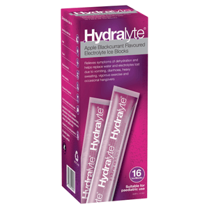 HYDRALYTE - Electrolyte Ice Blocks 16 Pack - 6 FLAVOURS