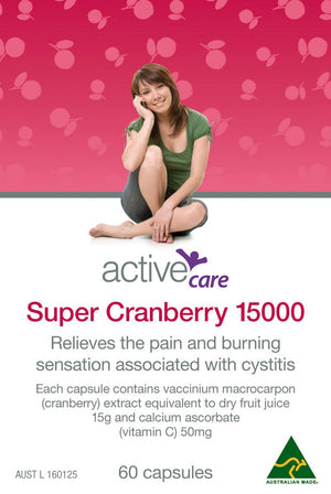 Active Care Super Cranberry 15000 60 Capsules